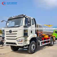 China FAW J6L 10CBM Asphalt Distributor Truck with Computer-Controlled Spray and RIELLO Burner for sale