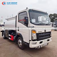 China HOWO 4x2 Fuel Dispenser Truck Explosion-Proof 5-60 L/min 116hp Diesel Engine for sale