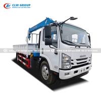 China ISUZU KV100 5 Ton XCMG Crane Truck 6 Meter Length Euro VI Engine 4x2 Chassis for sale