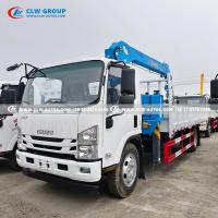 China ISUZU KV100 5 Ton XCMG Crane Truck 6 Meter Length Euro VI Engine 4x2 Chassis for sale