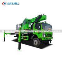 China ISUZU 4x4 33m Telescopic Cherry Picker Truck Insulated Bucket Aerial Work Platform for sale