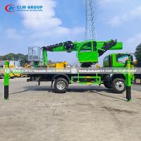 China ISUZU 4x4 33m Telescopic Cherry Picker Truck Insulated Bucket Aerial Work Platform for sale