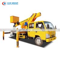 China Isuzu 24m Aerial Work Truck CAN-bus Control 7-Section Telescopic Boom 200kg Capacity for sale