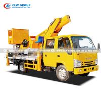 China Isuzu 24m Aerial Work Truck CAN-bus Control 7-Section Telescopic Boom 200kg Capacity for sale