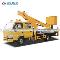 China Isuzu 24m Aerial Work Truck CAN-bus Control 7-Section Telescopic Boom 200kg Capacity for sale