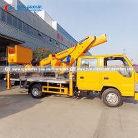 China Isuzu 24m Aerial Work Truck CAN-bus Control 7-Section Telescopic Boom 200kg Capacity for sale
