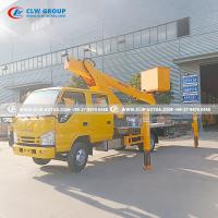 China Isuzu 24m Aerial Work Truck CAN-bus Control 7-Section Telescopic Boom 200kg Capacity for sale
