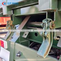 China 45T 3-Axle Rear-Tipping Semi-Trailer with HYVA Cylinder and 28T Yahua Landing Legs for sale