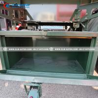 China 45T 3-Axle Rear-Tipping Semi-Trailer with HYVA Cylinder and 28T Yahua Landing Legs for sale