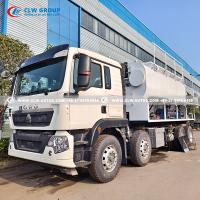 China SINOTRUK HOWO 15T On-Site Mixed Explosive Truck PLC Automated Mixing 360 Degree Boom for sale
