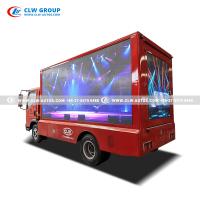 China HOWO P3 LED Mobile Advertising Truck P4 Display 15KW Diesel Generator for sale