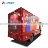 China HOWO P3 LED Mobile Advertising Truck P4 Display 15KW Diesel Generator for sale