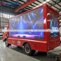 China HOWO P3 LED Mobile Advertising Truck P4 Display 15KW Diesel Generator for sale