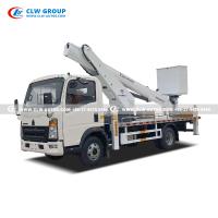 China HOWO 21m Aerial Work Platform 360 Degree Rotation 200kg Load Capacity High Reach Boom for sale
