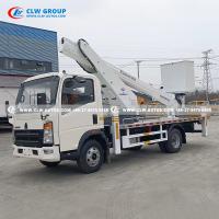 China HOWO 21m Aerial Work Platform 360 Degree Rotation 200kg Load Capacity High Reach Boom for sale