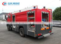 China FAW J6L Fire Fighting Truck 5000L Water 2000L Foam 40-60 L/s Pump for Professional Fire Brigade for sale