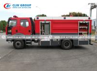 China FAW J6L Fire Fighting Truck 5000L Water 2000L Foam 40-60 L/s Pump for Professional Fire Brigade for sale