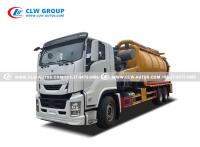 China Isuzu 6x4 Sewer Cleaning Truck 20 m³ Tank Cold Weather Municipal Sanitation for sale