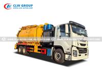 China Isuzu 6x4 Sewer Cleaning Truck 20 m³ Tank Cold Weather Municipal Sanitation for sale