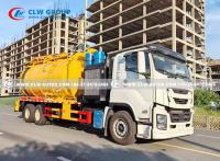 China Isuzu 6x4 Sewer Cleaning Truck 20 m³ Tank Cold Weather Municipal Sanitation for sale