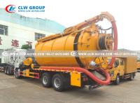 China Isuzu 6x4 Sewer Cleaning Truck 20 m³ Tank Cold Weather Municipal Sanitation for sale