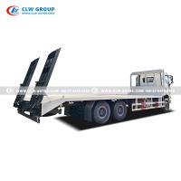 China FAW J6P 6x4 Flatbed Truck 370HP 35 Ton Load Capacity Heavy Duty Machinery Transporter for sale