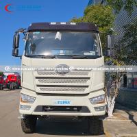 China FAW J6P 6x4 Flatbed Truck 370HP 35 Ton Load Capacity Heavy Duty Machinery Transporter for sale