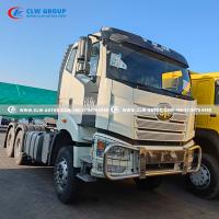 China FAW J6P 6x4 Tractor Head 420-550 HP Heavy Duty Prime Mover with Air Suspension Sleeper Cab for sale