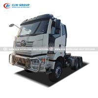 China FAW J6P 6x4 Tractor Head 420-550 HP Heavy Duty Prime Mover with Air Suspension Sleeper Cab for sale
