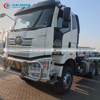 China FAW J6P 6x4 Tractor Head 420-550 HP Heavy Duty Prime Mover with Air Suspension Sleeper Cab for sale