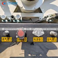 China 55m³ Aluminum Bulk Feed Semi-Trailer 3-Axle Hydraulic Discharge 750 kg/min for sale