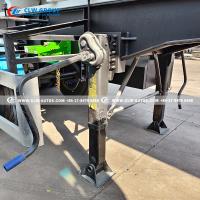 China 55m³ Aluminum Bulk Feed Semi-Trailer 3-Axle Hydraulic Discharge 750 kg/min for sale