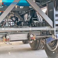 China 55m³ Aluminum Bulk Feed Semi-Trailer 3-Axle Hydraulic Discharge 750 kg/min for sale