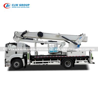 China ISUZU GIGA 34m Insulated Aerial Work Truck 360 Degree Rotation Dielectric Bucket for sale