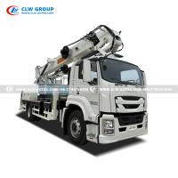 China ISUZU GIGA 34m Insulated Aerial Work Truck 360 Degree Rotation Dielectric Bucket for sale