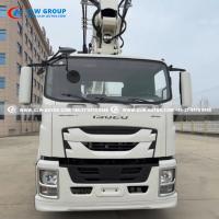China ISUZU GIGA 34m Insulated Aerial Work Truck 360 Degree Rotation Dielectric Bucket for sale