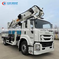 China ISUZU GIGA 34m Insulated Aerial Work Truck 360 Degree Rotation Dielectric Bucket for sale