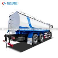 China FAW J6P 6x6 25000L Fuel Tanker Truck 390HP Diesel Bowser for Mining for sale