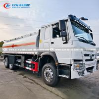 China HOWO 371HP 20000L Fuel Tanker Truck 6x4 Heavy Duty Diesel Bowser for Mining for sale