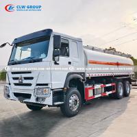 China HOWO 371HP 20000L Fuel Tanker Truck 6x4 Heavy Duty Diesel Bowser for Mining for sale