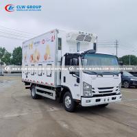 China Isuzu KV100 4.2m Insulated Chick Transport Truck with -15°C Refrigeration and Hydraulic Tailgate for sale