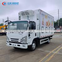 China Isuzu KV100 4.2m Insulated Chick Transport Truck with -15°C Refrigeration and Hydraulic Tailgate for sale