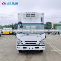 China Isuzu KV100 4.2m Insulated Chick Transport Truck with -15°C Refrigeration and Hydraulic Tailgate for sale