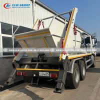 China Isuzu Hook Lift Garbage Truck Hydraulic Hook Lift System Single Operator Control Durable Isuzu Chassis for sale