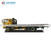 China FAW 160HP One-to-One Wrecker Tow Truck Yuchai Diesel Engine 4x2 Chassis Roadside Recovery for sale