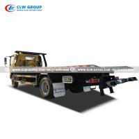 China FAW 160HP One-to-One Wrecker Tow Truck Yuchai Diesel Engine 4x2 Chassis Roadside Recovery for sale