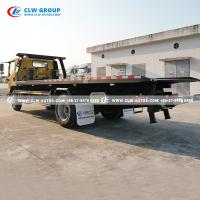 China FAW 160HP One-to-One Wrecker Tow Truck Yuchai Diesel Engine 4x2 Chassis Roadside Recovery for sale