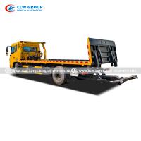 China Dongfeng Tianlong 4x2 8-10 Ton Wrecker Truck One-to-Two Towing Hydraulic Winch for sale