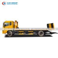 China Dongfeng Tianlong 4x2 8-10 Ton Wrecker Truck One-to-Two Towing Hydraulic Winch for sale