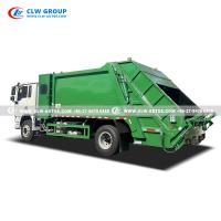 China Shacman L3000 4x2 Compactor Garbage Truck 210 HP Integrated Crew Cabin 8-12 CBM for sale